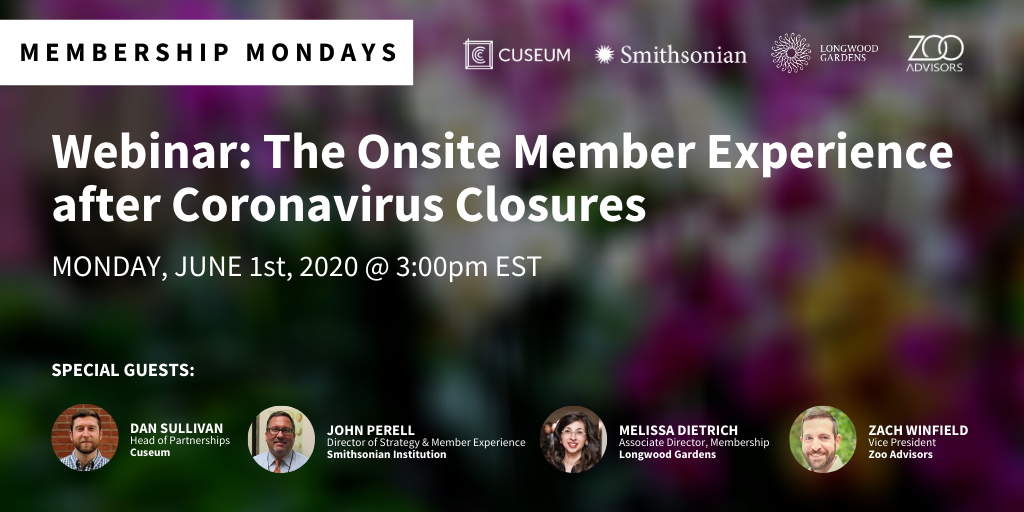 Webinar: Membership Mondays - Onsite Member Experience | Cuseum