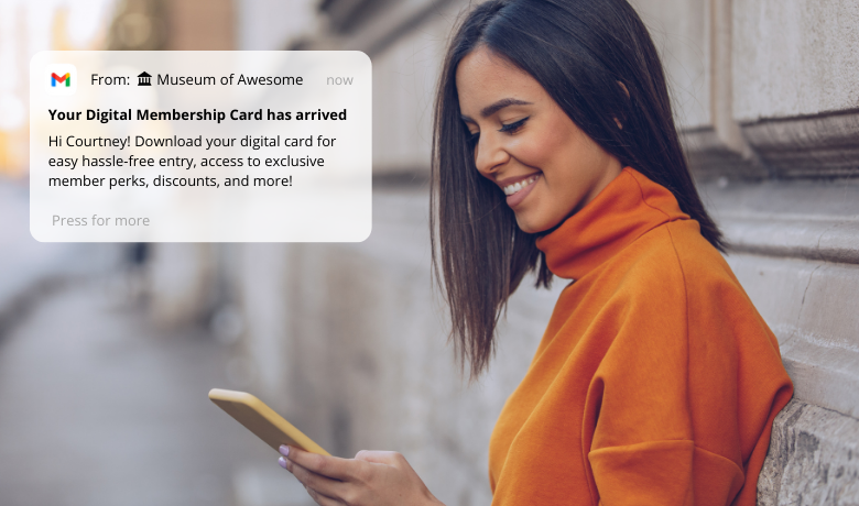 Resend Digital Membership Cards for Higher Adoption | Cuseum