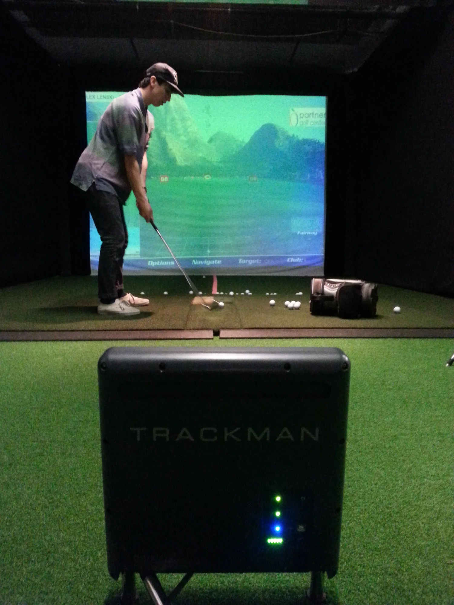 Virtual Driving Range — Pat Lenski's Golf Underground