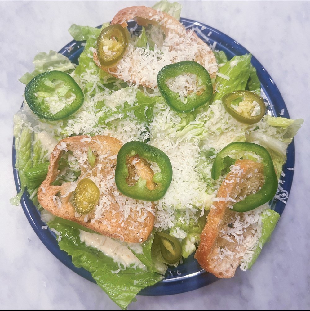 spicy caesar salad — lindsayEats.