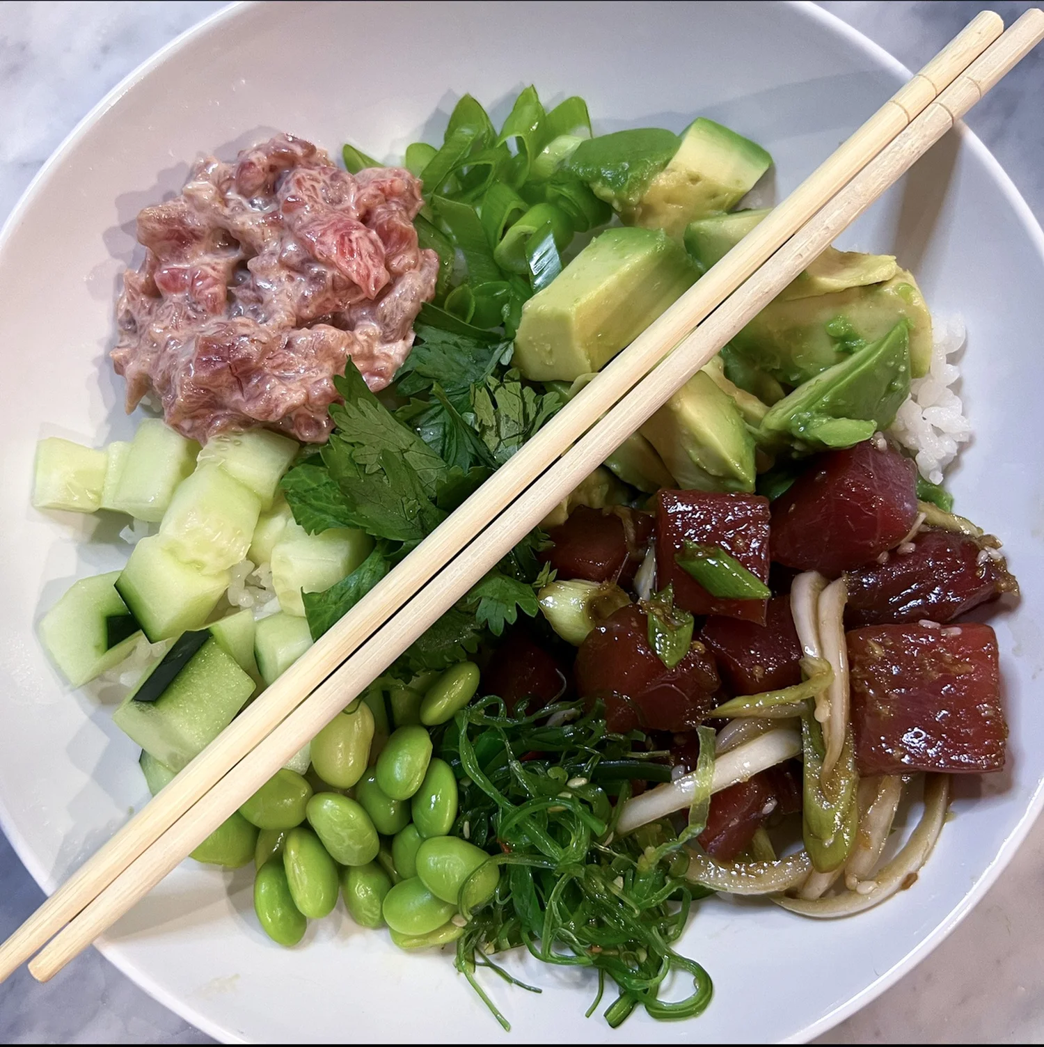quick tip: make your own poke bowl bar — lindsayEats.
