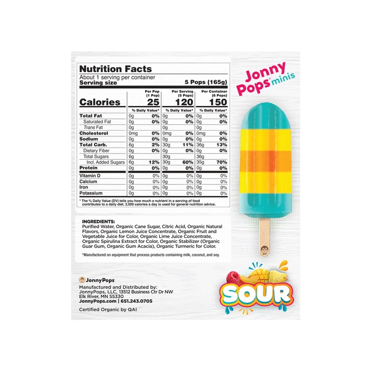 Organic Sour Blue Raspberry Splash