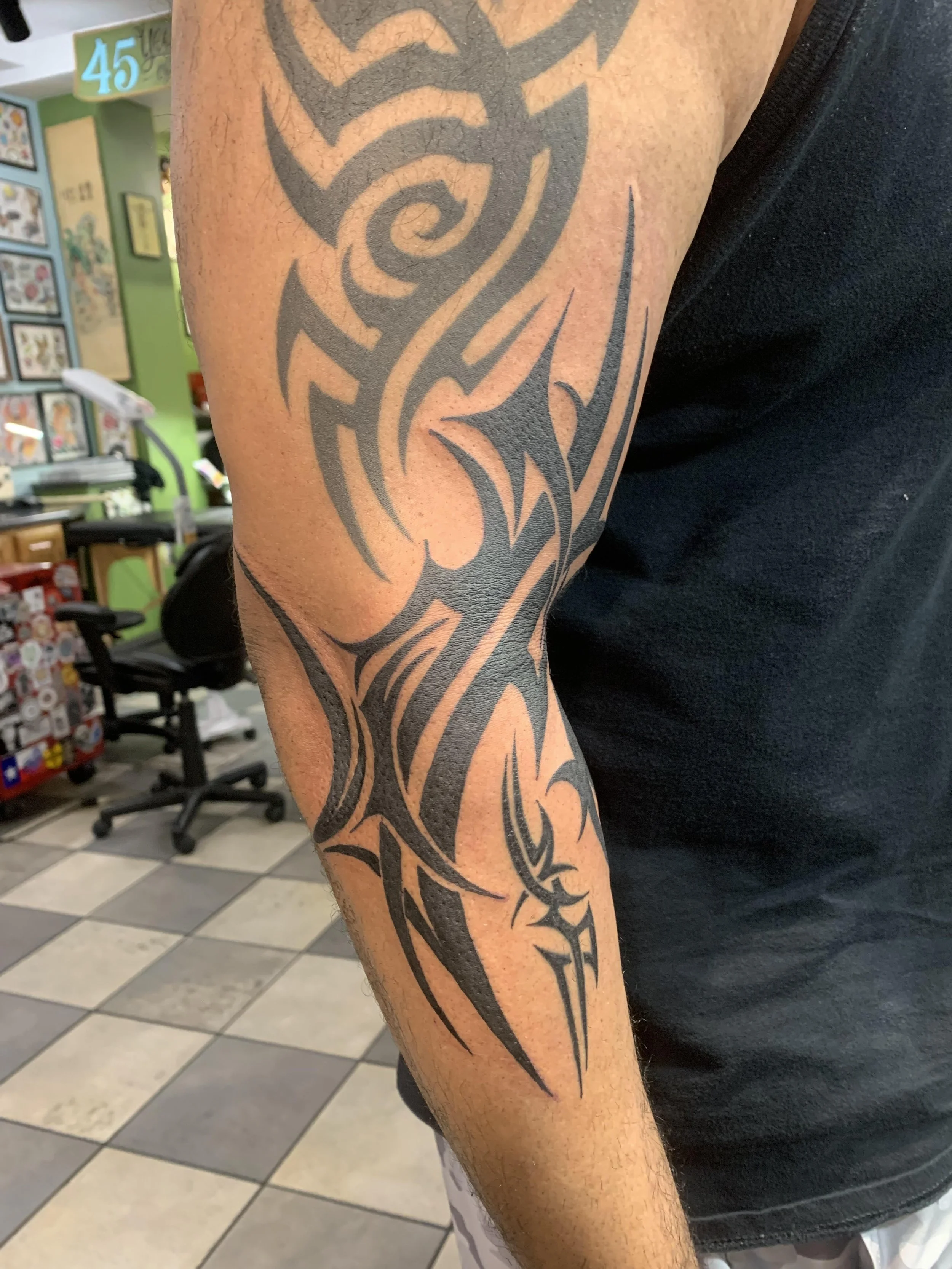 Vulture Tattoo Tribal