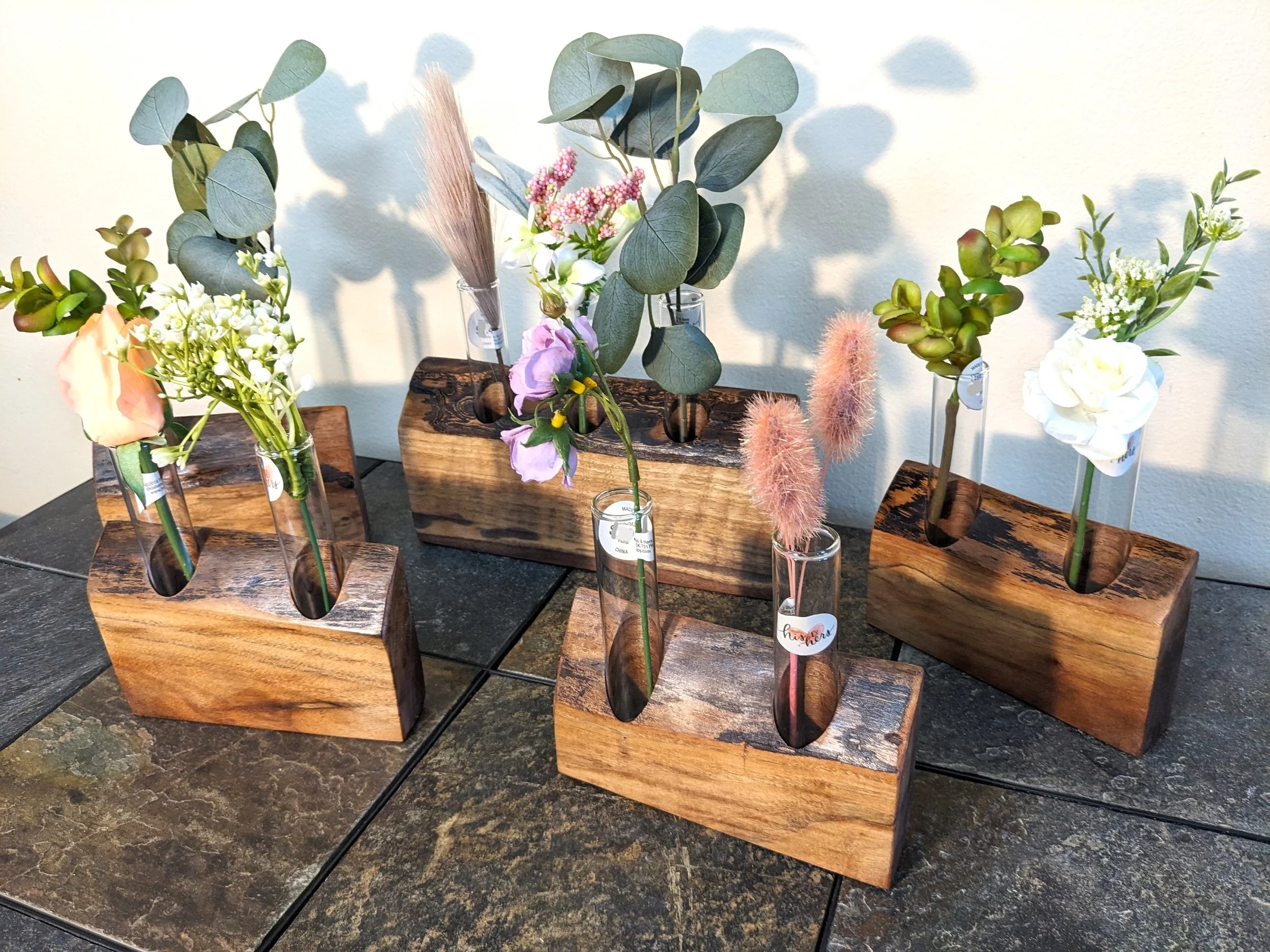 Plant Propagation Wall Station - Live Edge Walnut Wood | Leaf & Knot ...