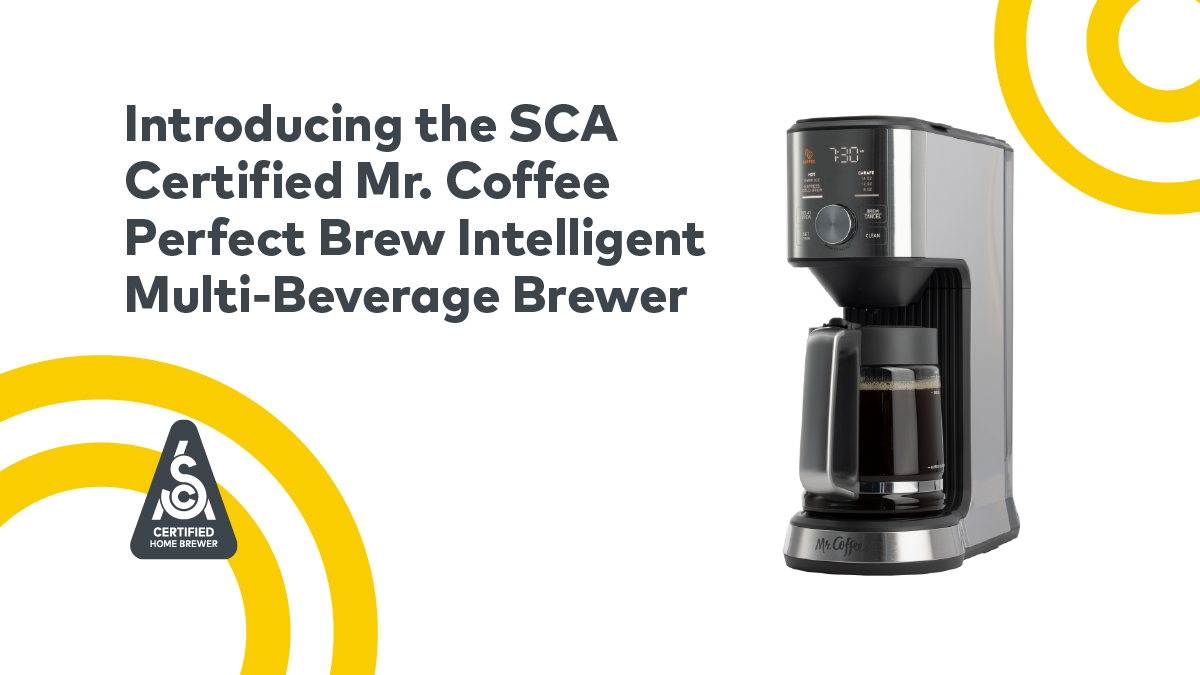 Introducing the SCA Certified Mr. Coffee Perfect Brew Intelligent Multi-Beverage Brewer ...