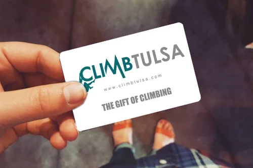 GIFT CARDS — Climb Tulsa