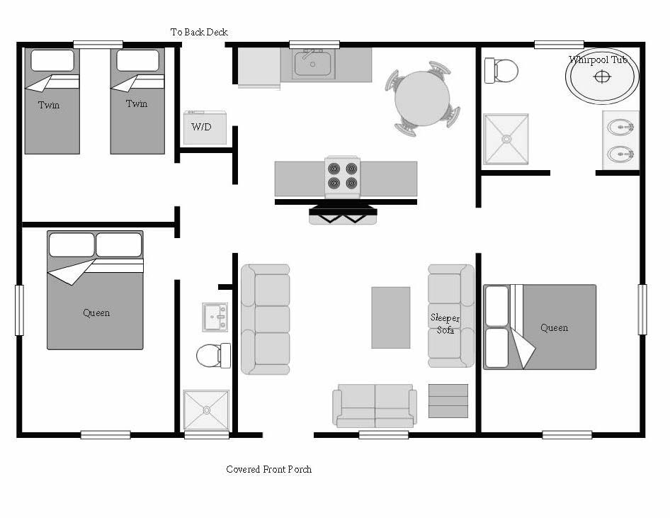 Large (2-10 people) — Bee Cliff Cabins