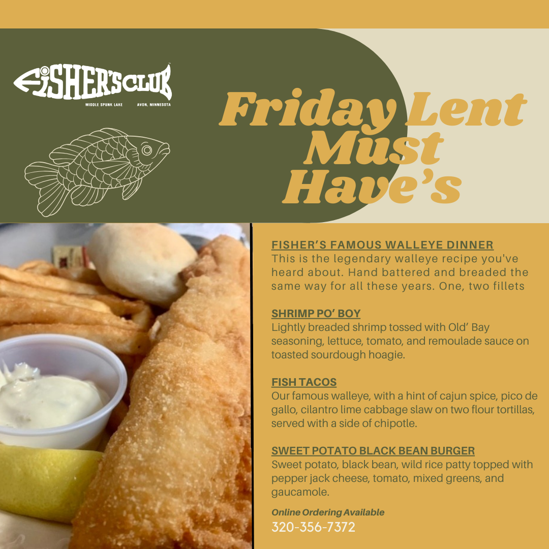 Friday Lent Must Have's! — Fisher's Club