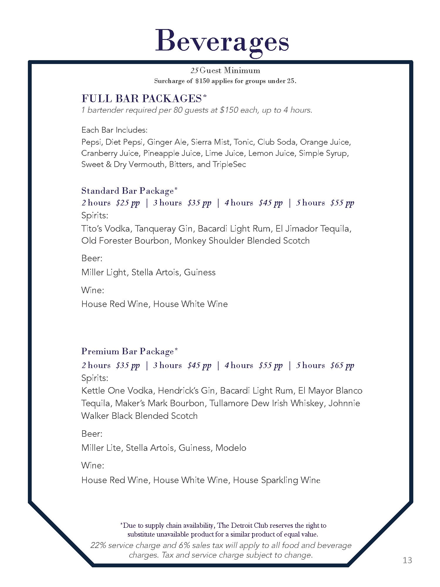 Bohemia Restaurant — The Detroit Club