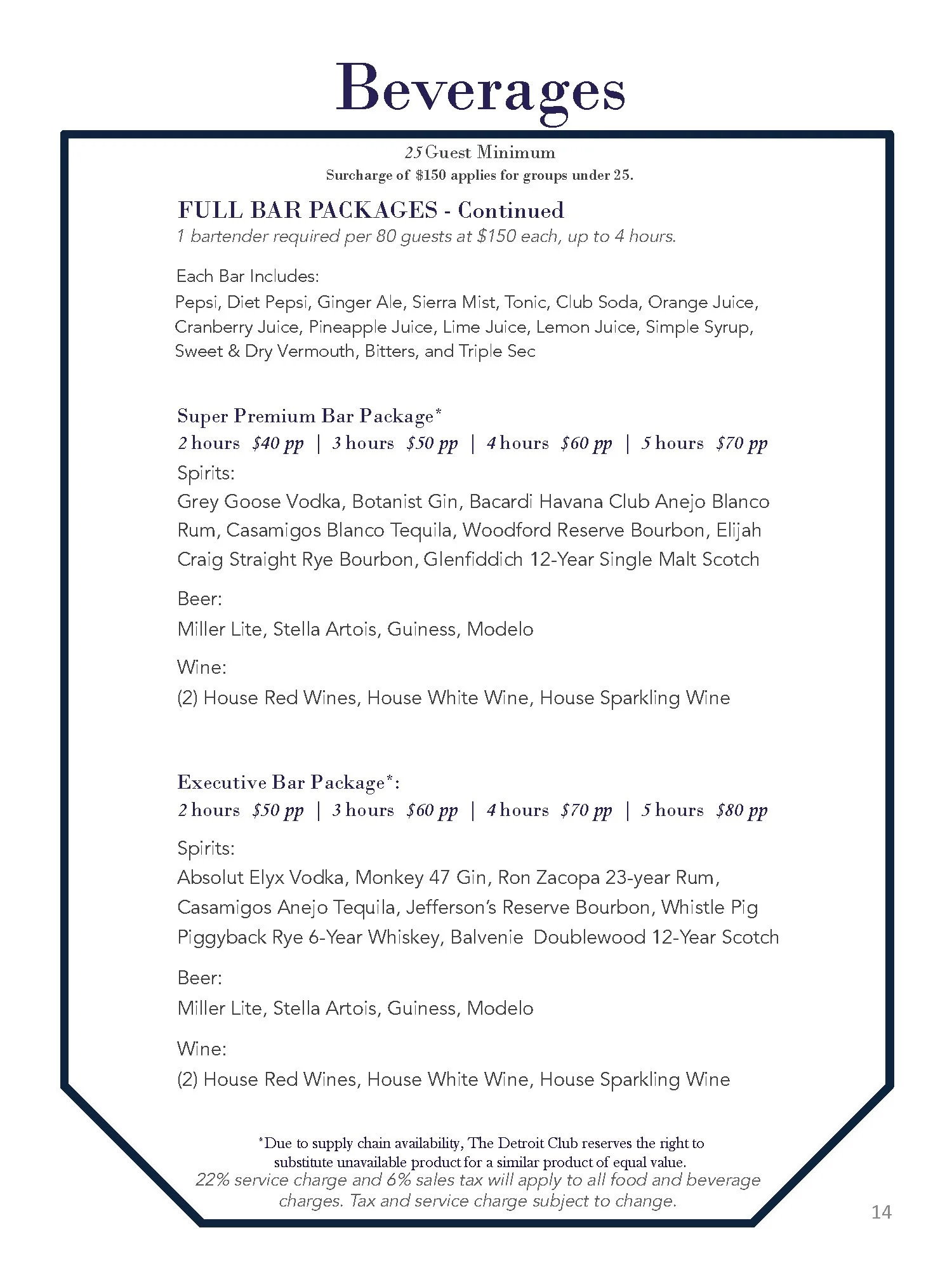 Bohemia Restaurant — The Detroit Club