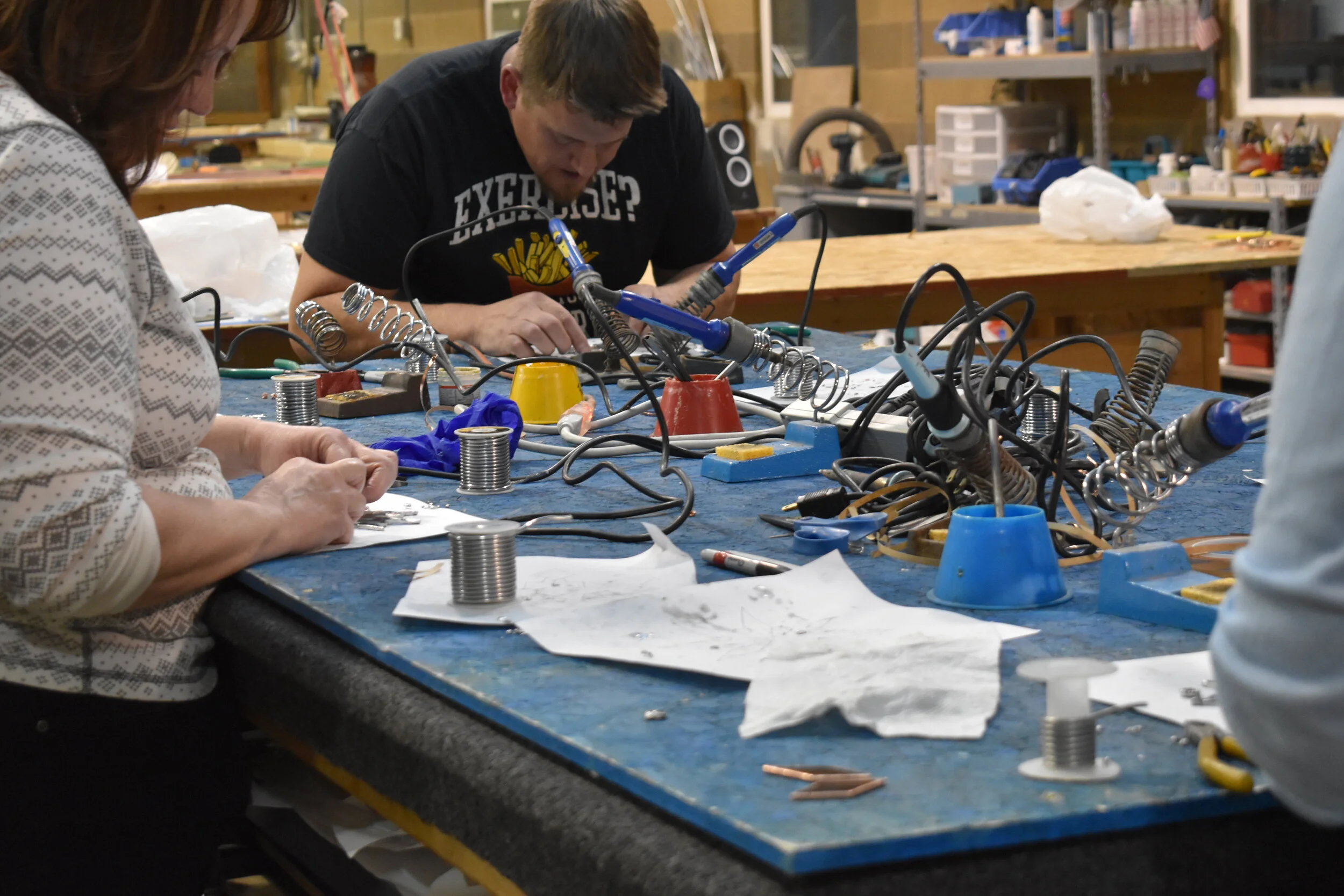 Stained glass classes (2021) — HOLDMAN STUDIOS