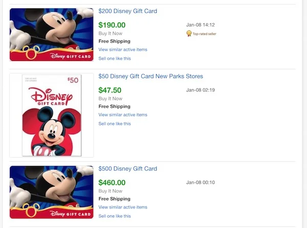 Getting the Most Out of Discount Disney Gift Cards
