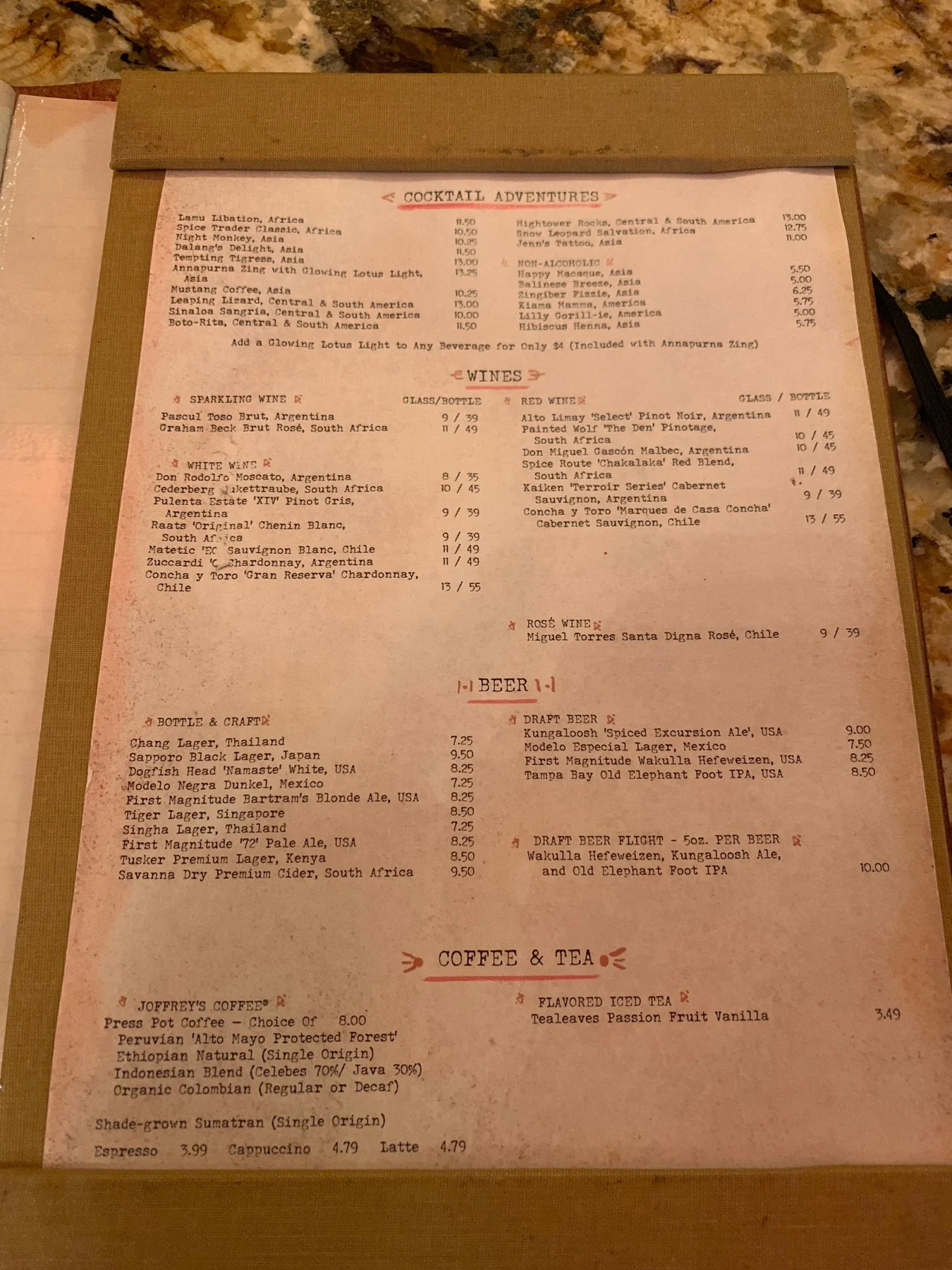 Where To Grab A Drink In Disney's Animal Kingdom