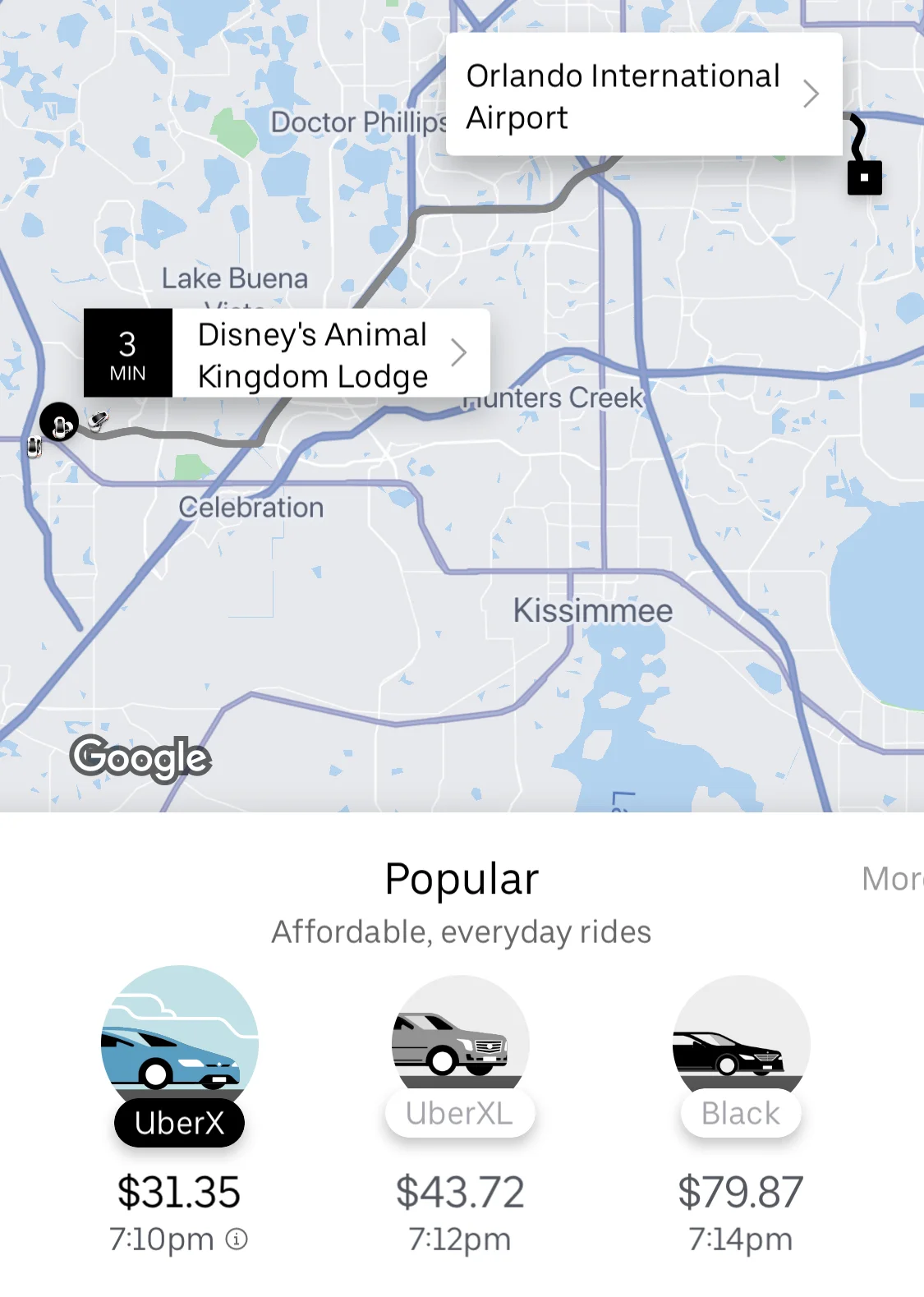Complete Guide to Using Uber at Walt Disney World