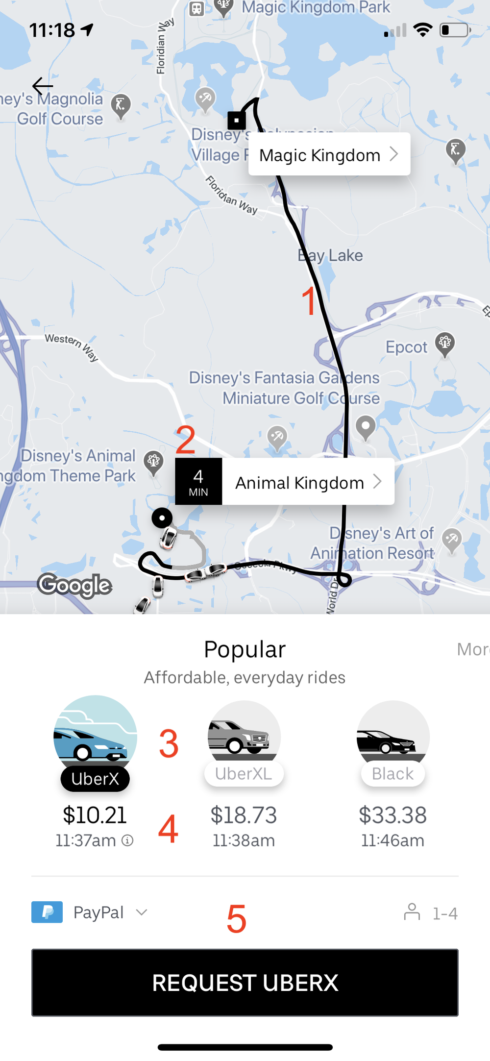 Complete Guide to Using Uber at Walt Disney World
