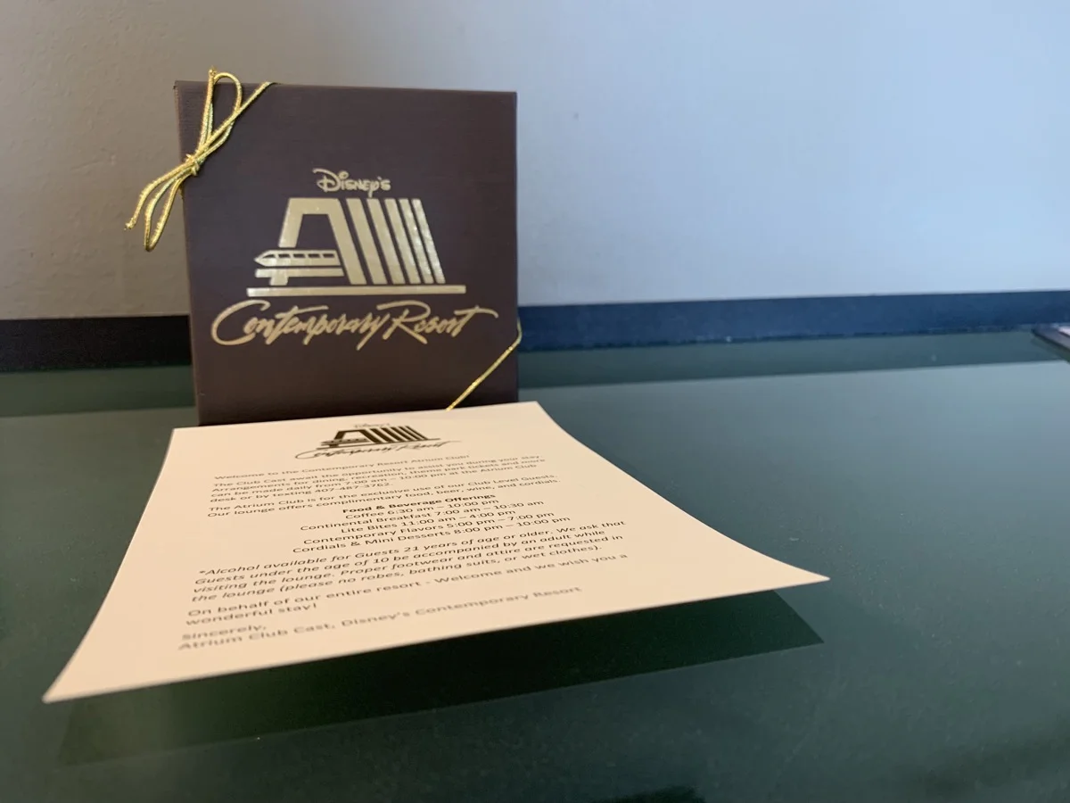 Review of Atrium Club Level at Disney's Contemporary Resort - Mouse Hacking