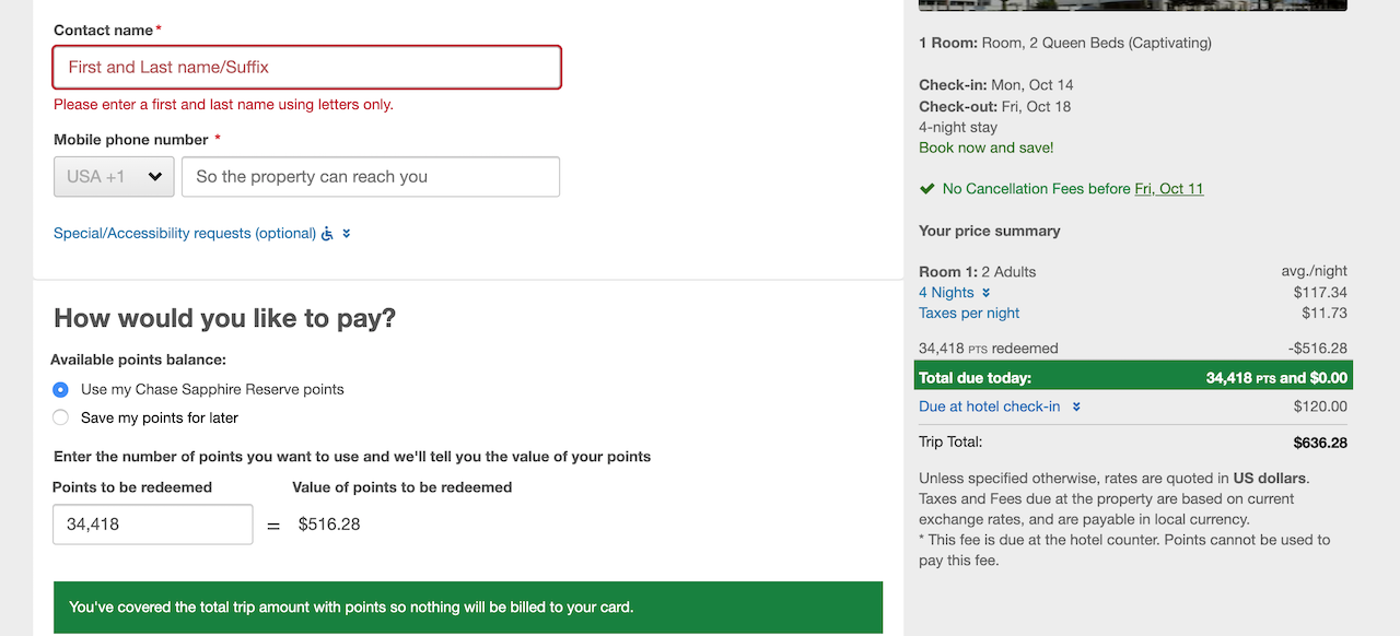 Using Chase Ultimate Rewards for Disney World Stays in 2020