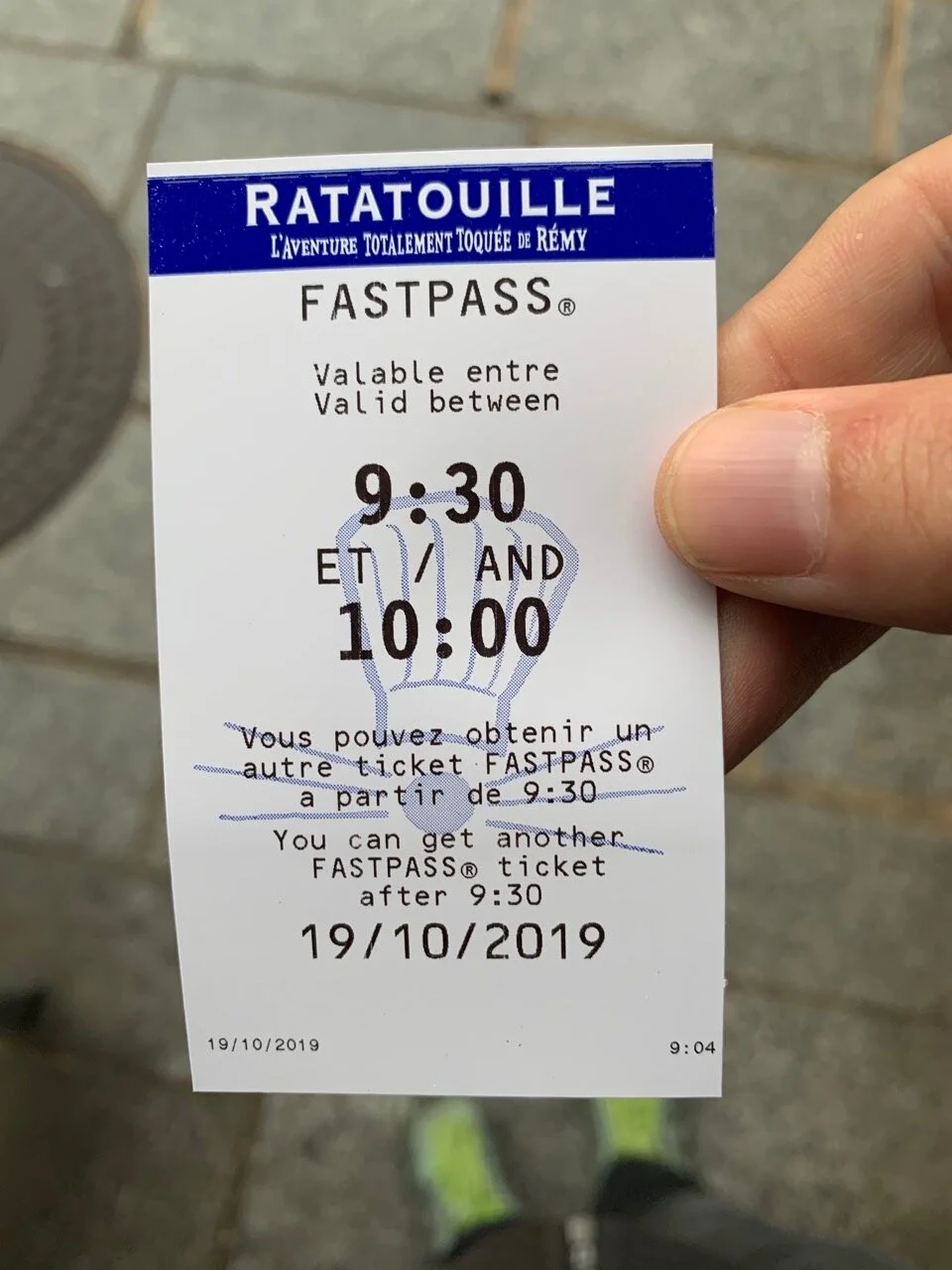 Disneyland Paris Fastpass Replacement