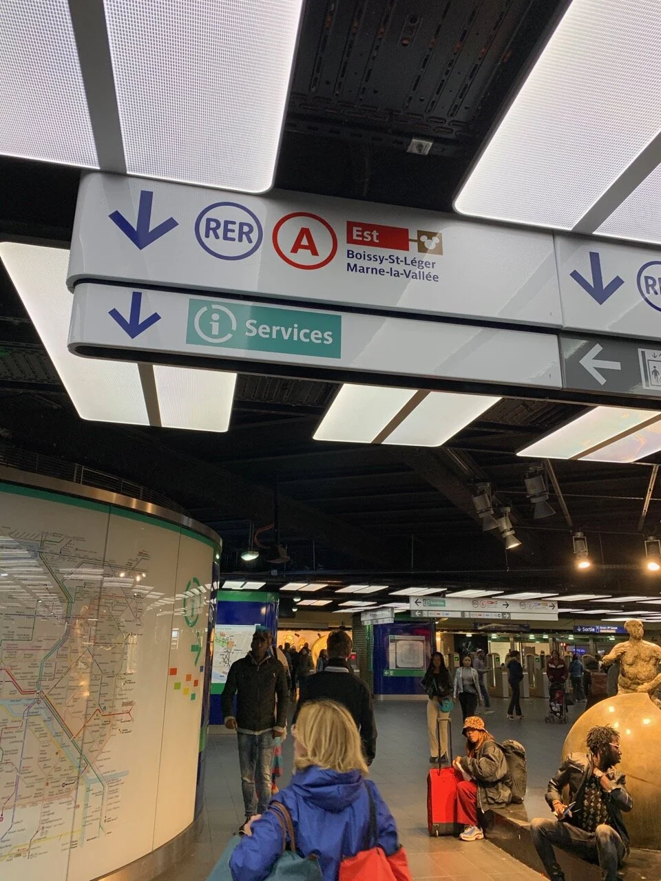 Taking the Train from Paris to Disneyland Paris