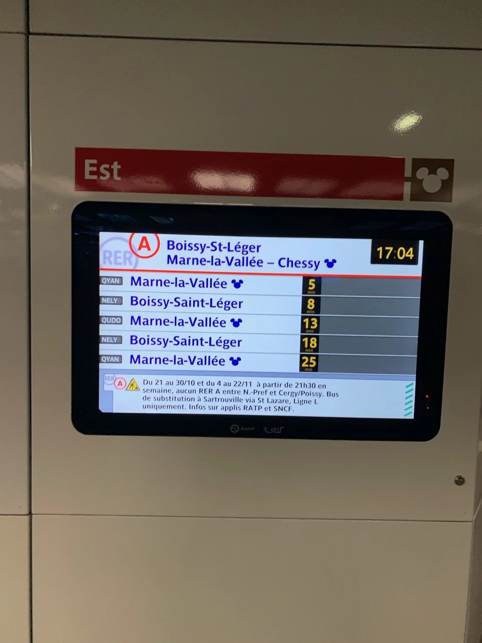 Taking the Train from Paris to Disneyland Paris