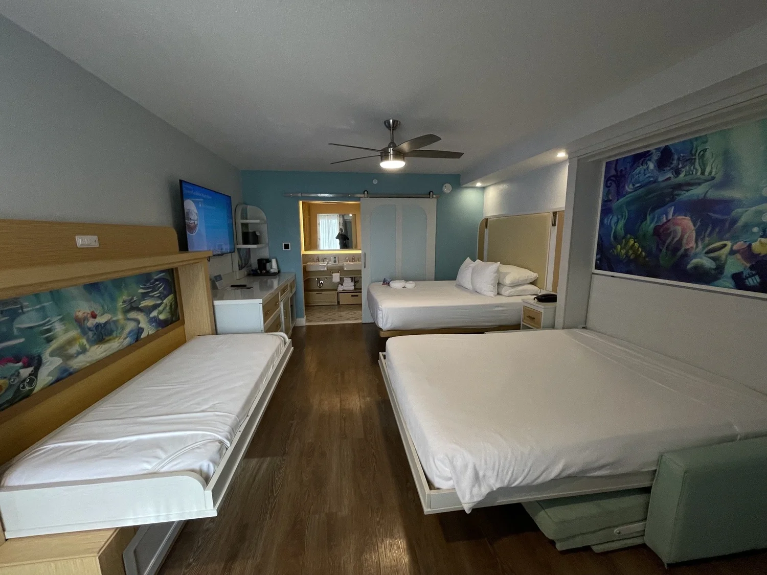 Review of NEW "Under the Sea" Rooms at Caribbean Beach