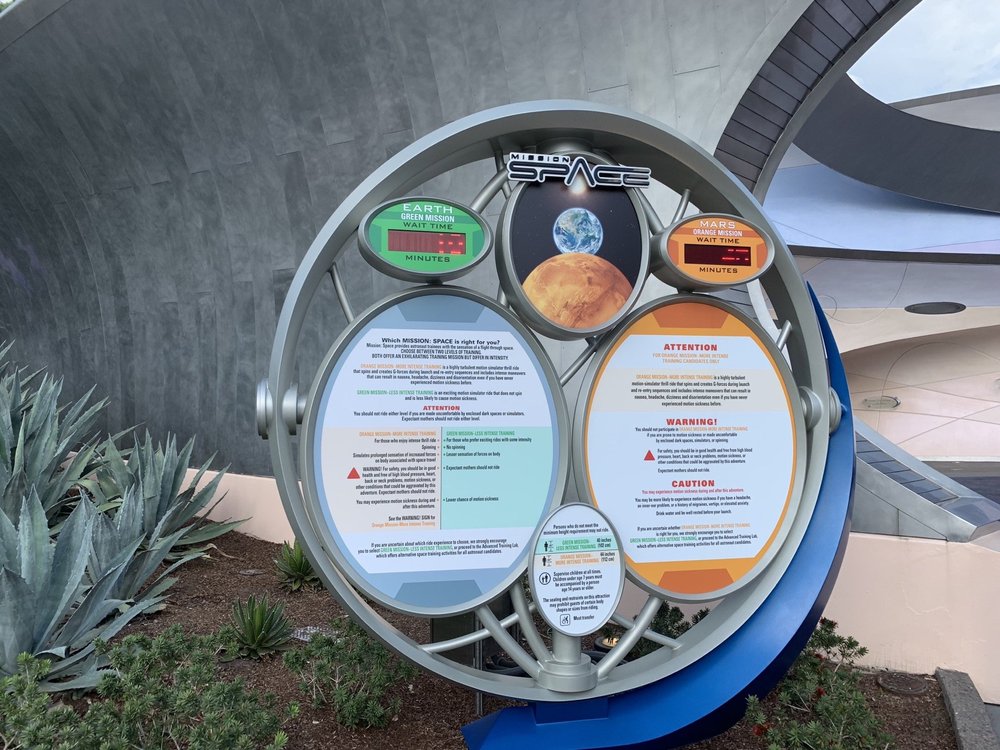 Guide to Mission: SPACE at EPCOT