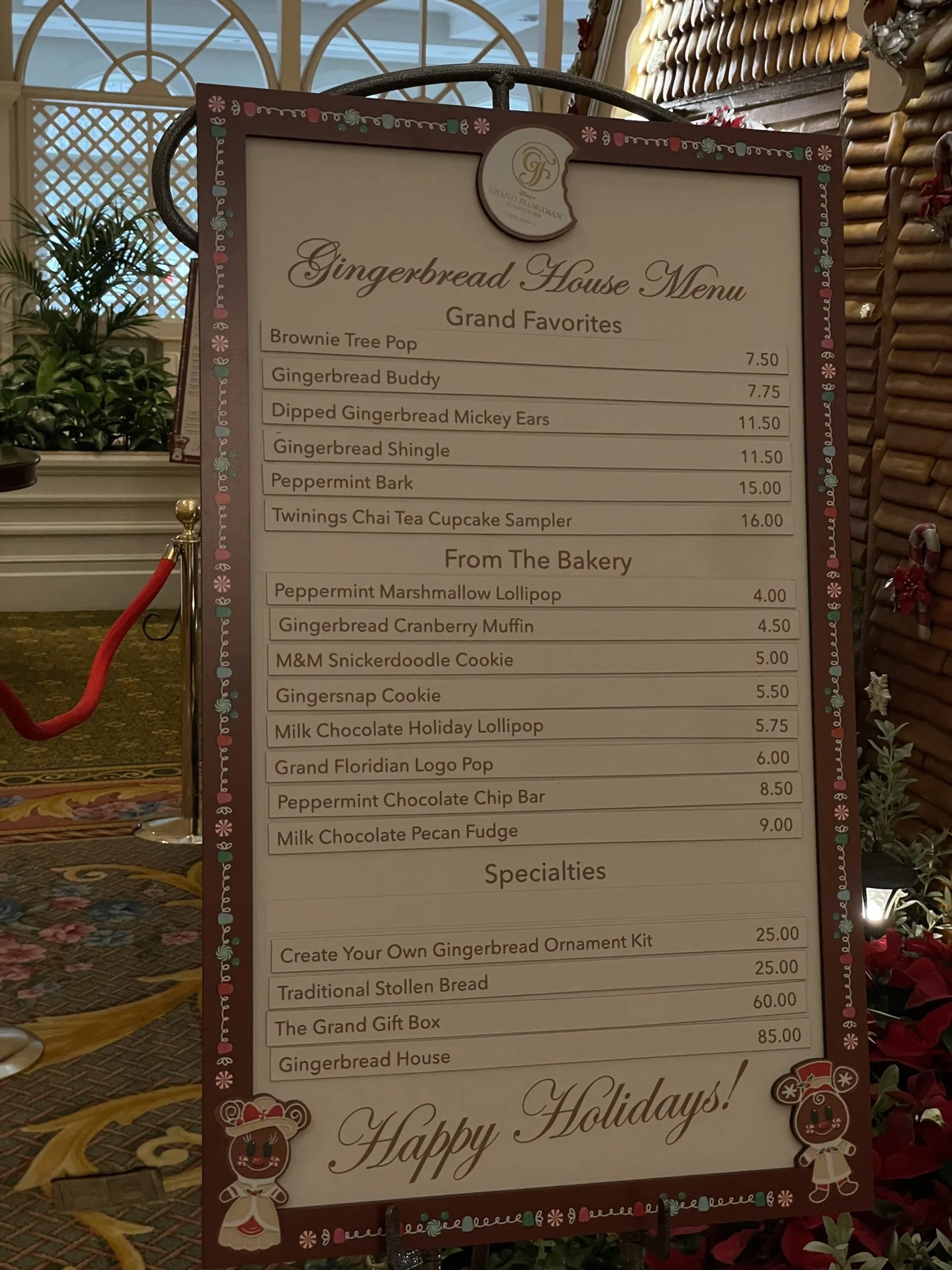 Take a Look at the Grand Floridian Gingerbread House