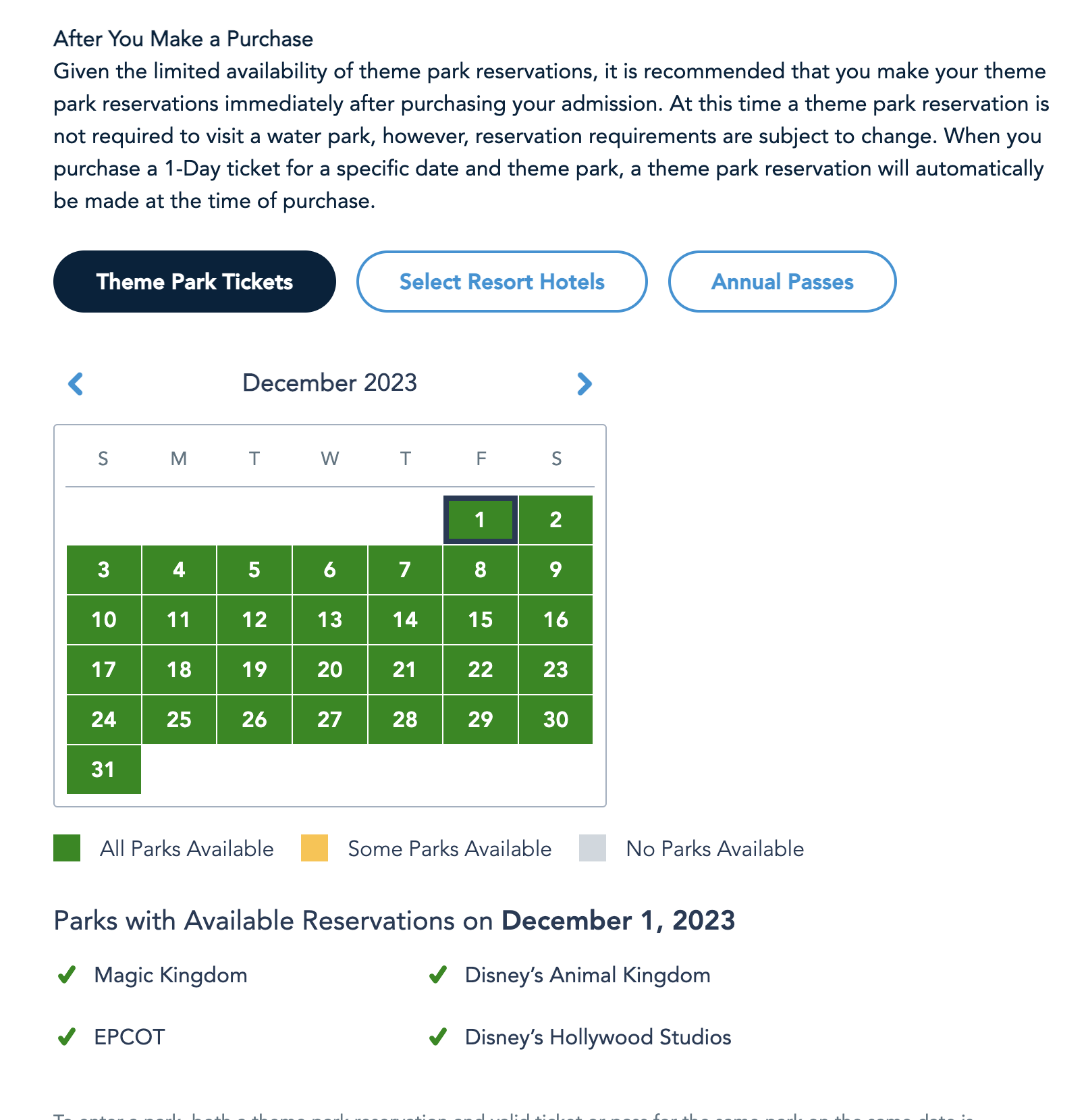 Complete Guide to Disney World Park Reservations