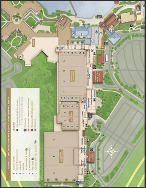 Disney's Coronado Springs Resort Map