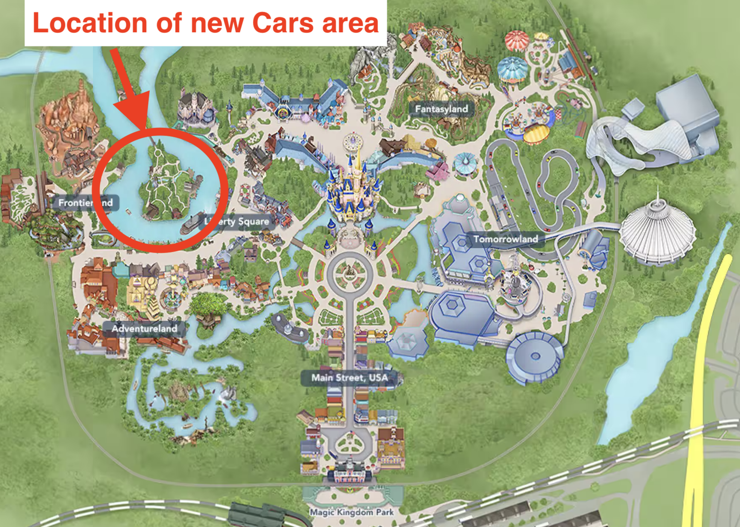 Piston Peak Cars Area Coming to Magic Kingdom - What We Know