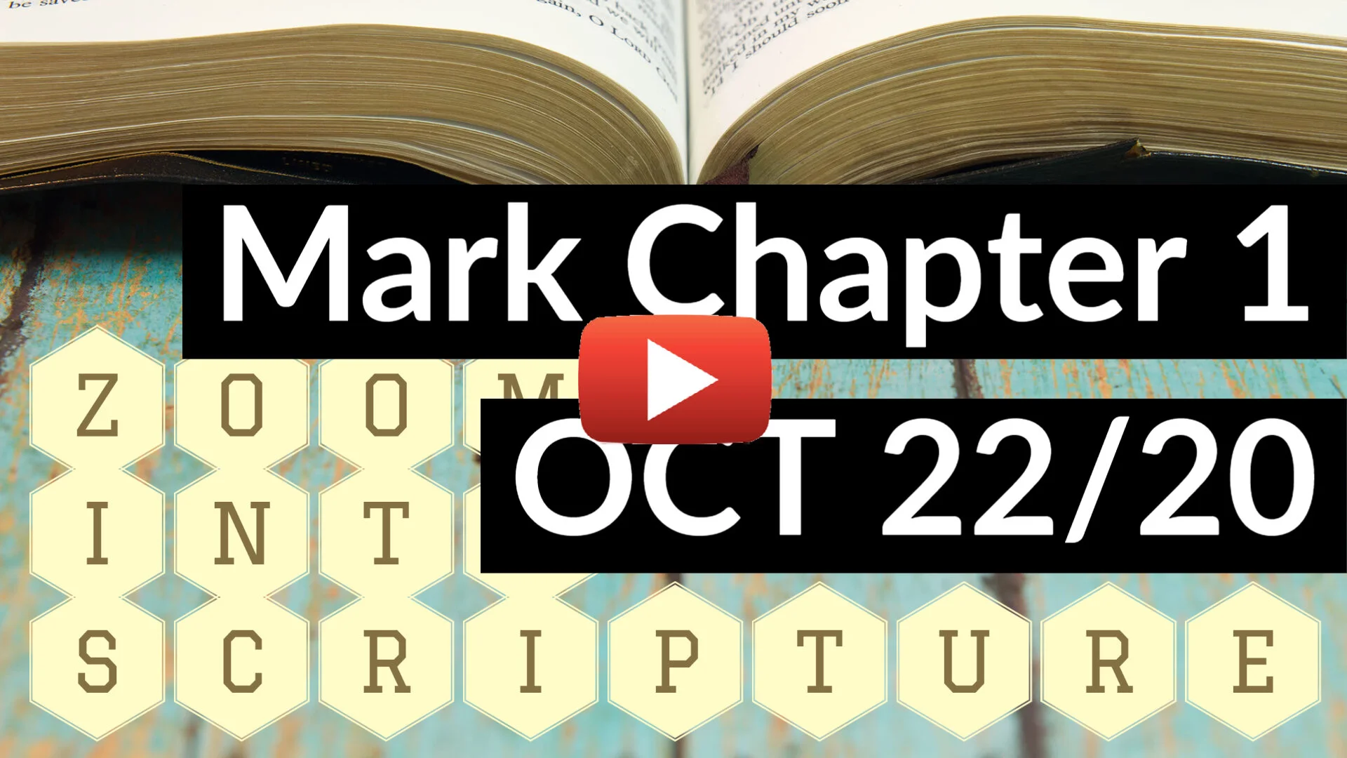 [Bible Study] Mark Chapter 1 - Zoom to Scripture — Grace Lutheran PSL
