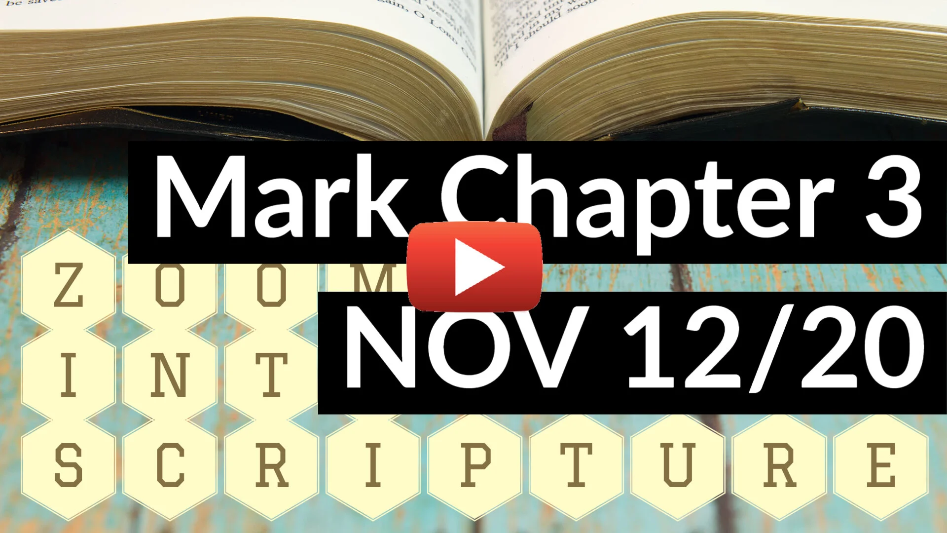 [Bible Study] Mark Chapter 3 - Zoom to Scripture — Grace Lutheran PSL