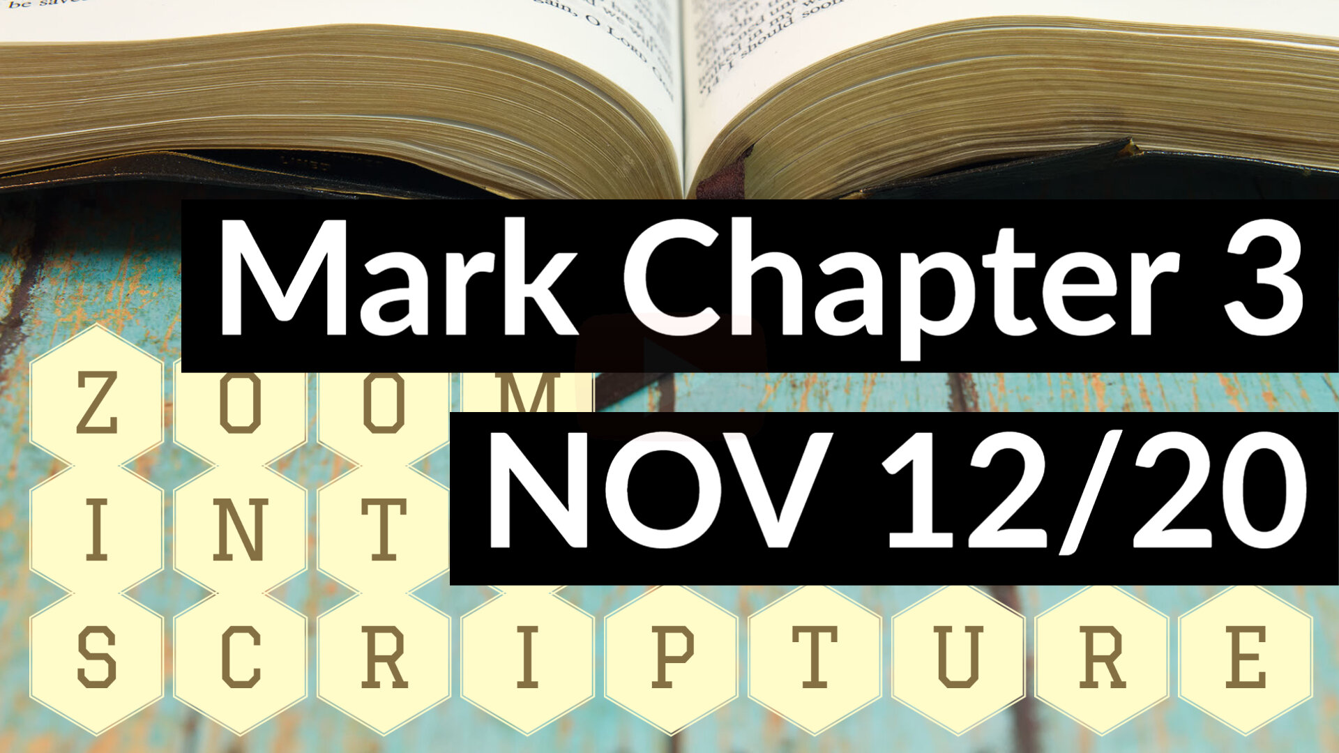 [Bible Study] Mark Chapter 3 - Zoom to Scripture — Grace Lutheran PSL
