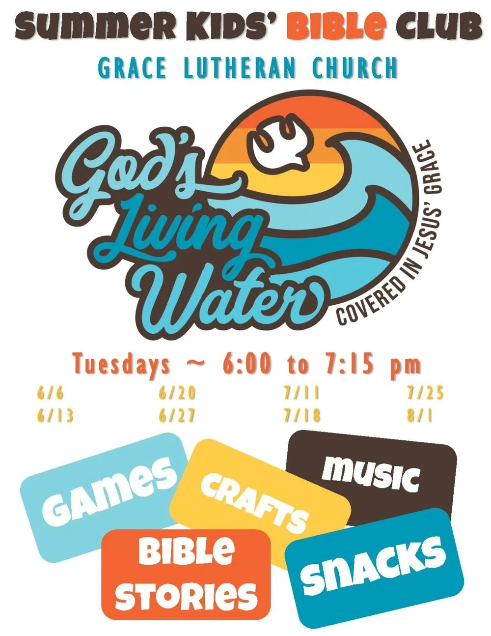 Summer Kids Bible Club — Grace Lutheran PSL