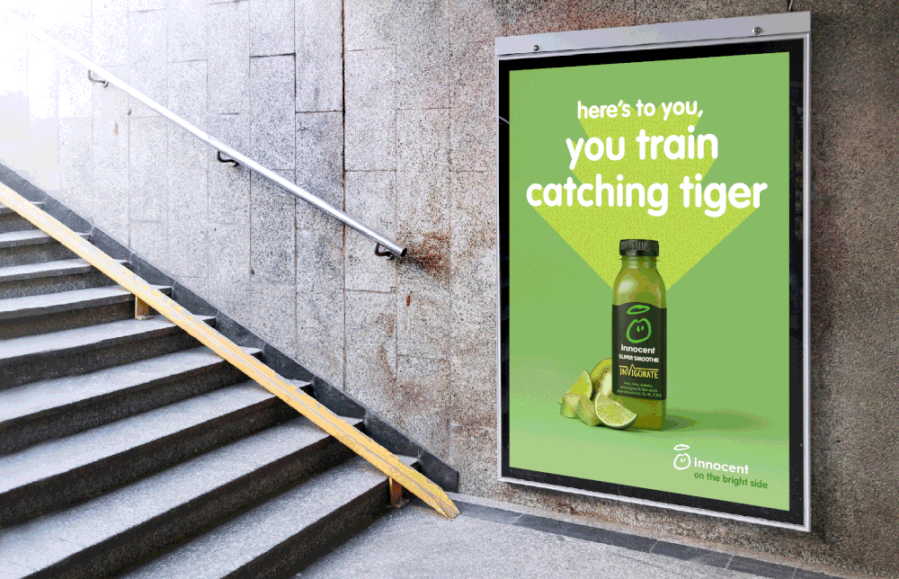 innocent drinks Super Smoothie Campaign — Claire Cooper Design