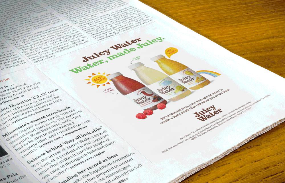 innocent drinks Super Smoothie Campaign — Claire Cooper Design