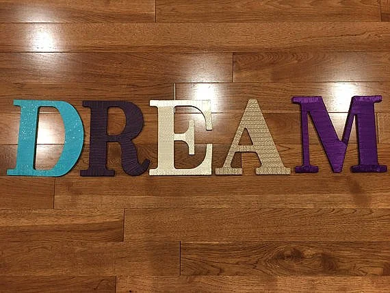 Dream Letters For Wall