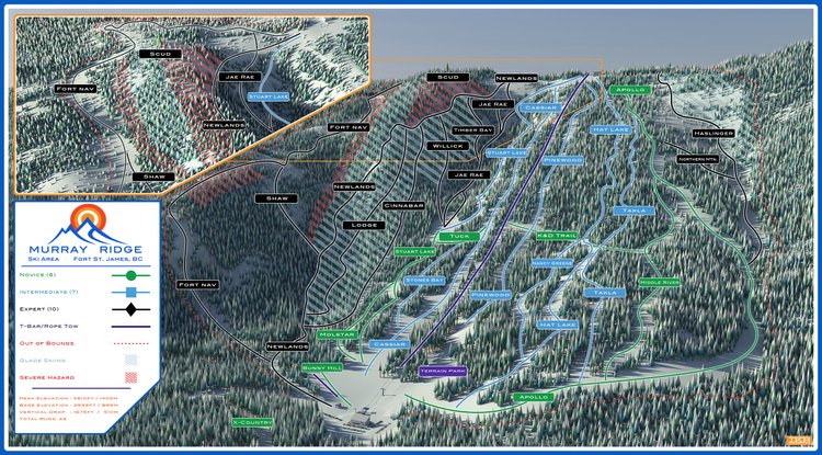 Trail Map — Murray Ridge Ski Area & Terrain Park