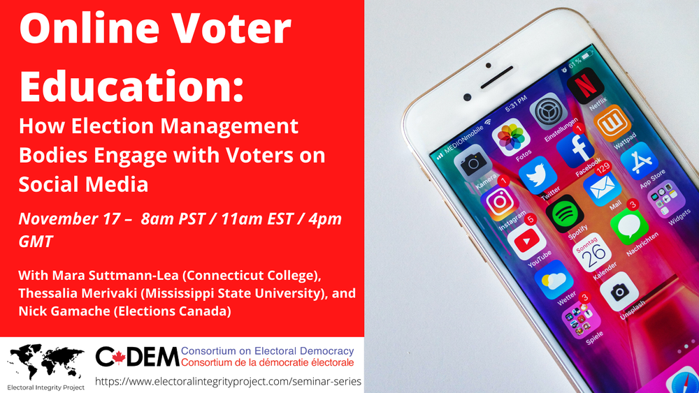 Seminar Series — The Electoral Integrity Project EIP