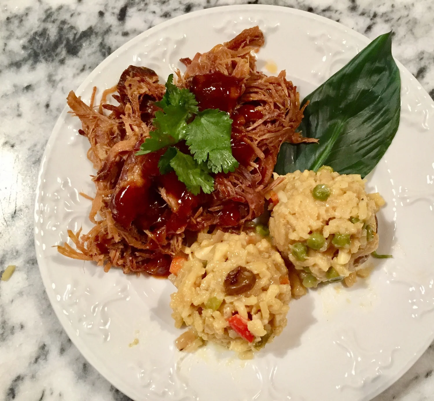 Kalua Luau Pork with Pineapple BBQ Sauce — Home