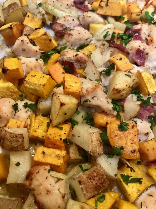 One Pan Fall Dinner — Home