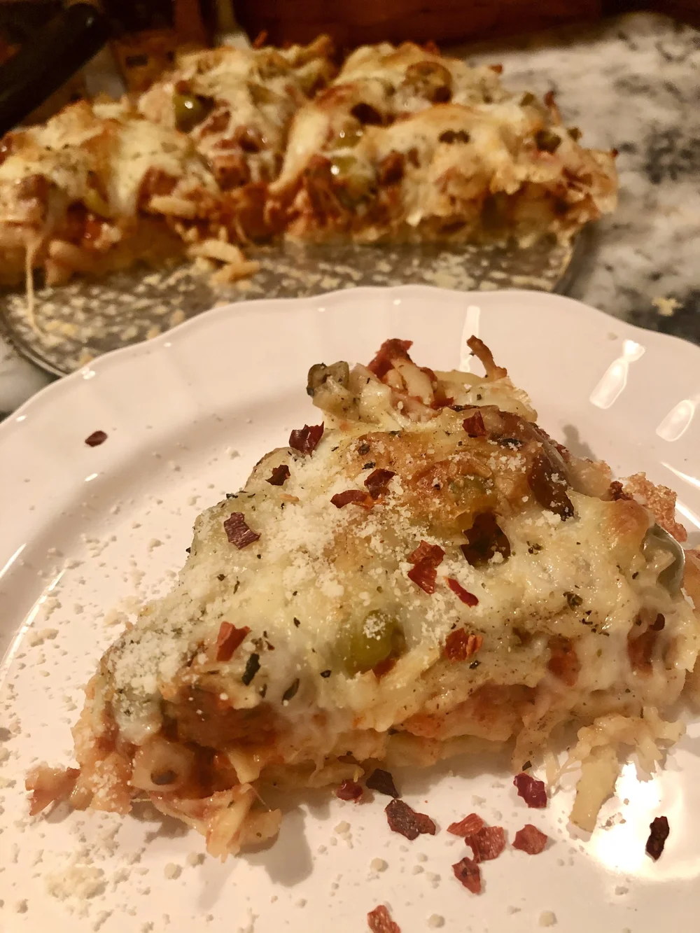 Spigizza... Spaghetti Crust Pizza — Home