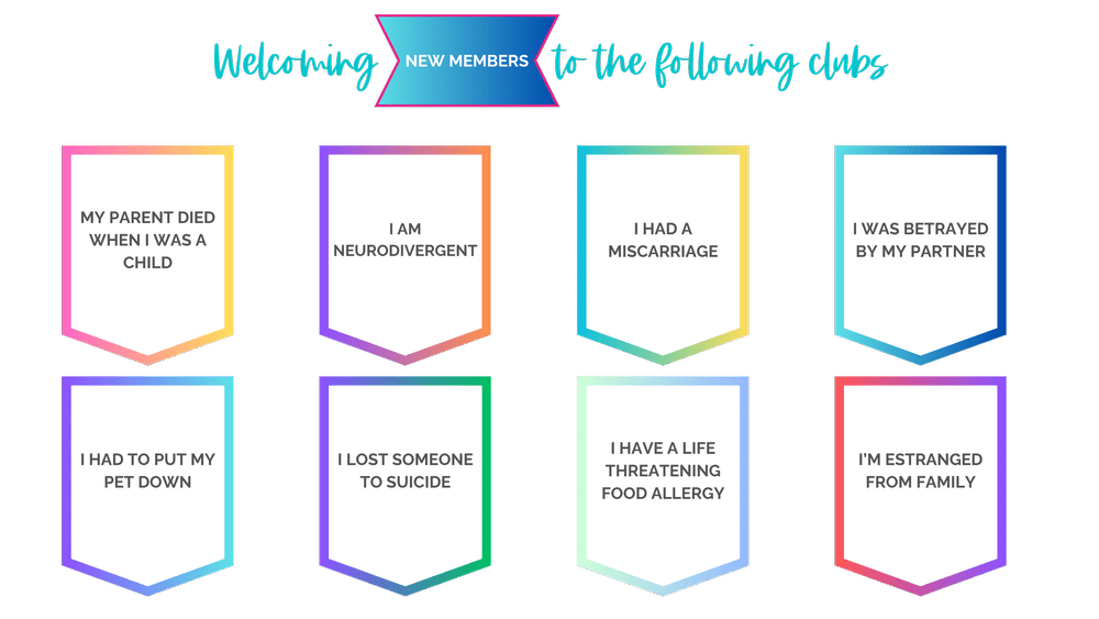 When life grants you membership into a club you never asked to be a ...