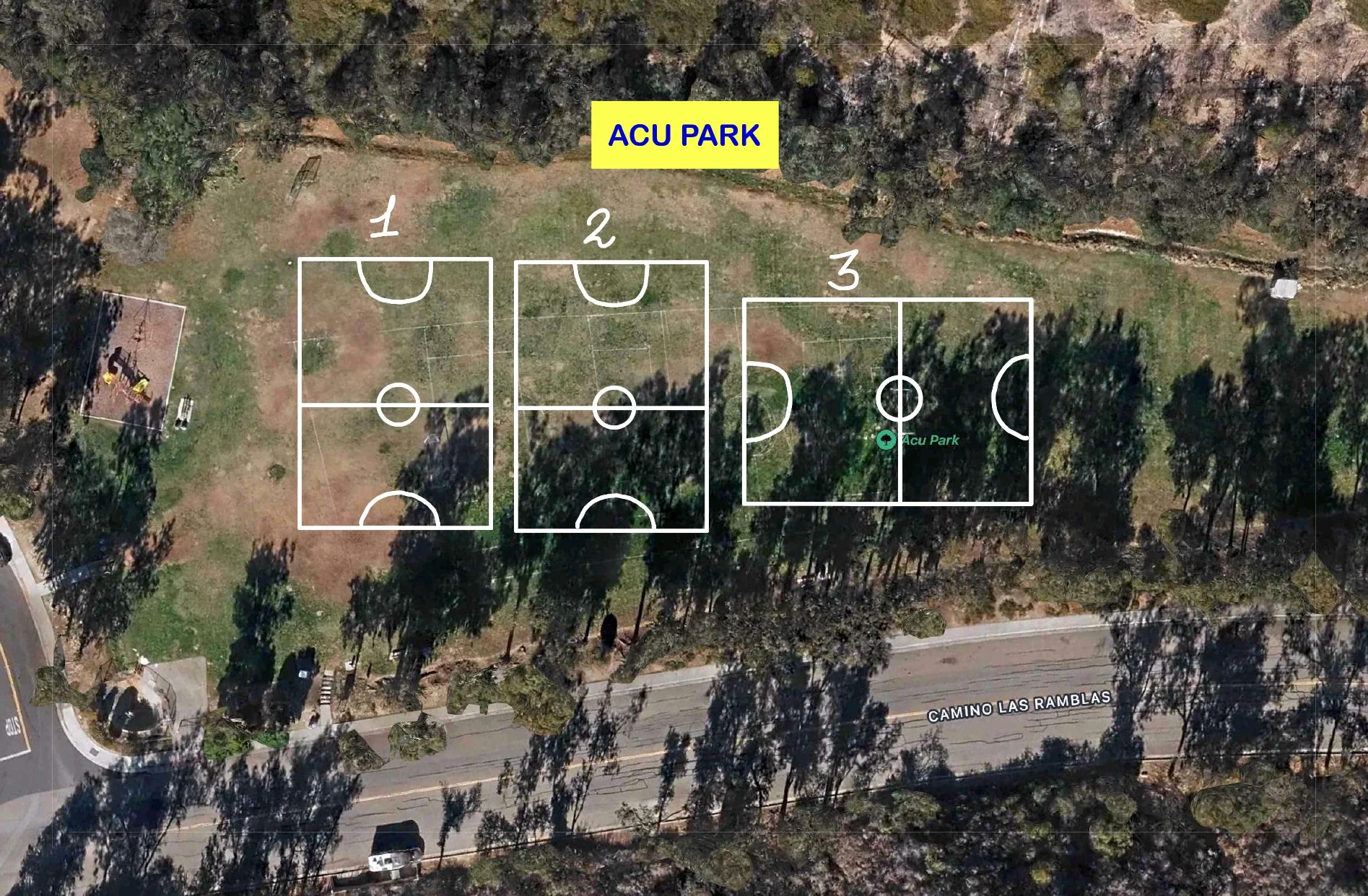 Winter 2024 Field Maps — Elite Soccer League