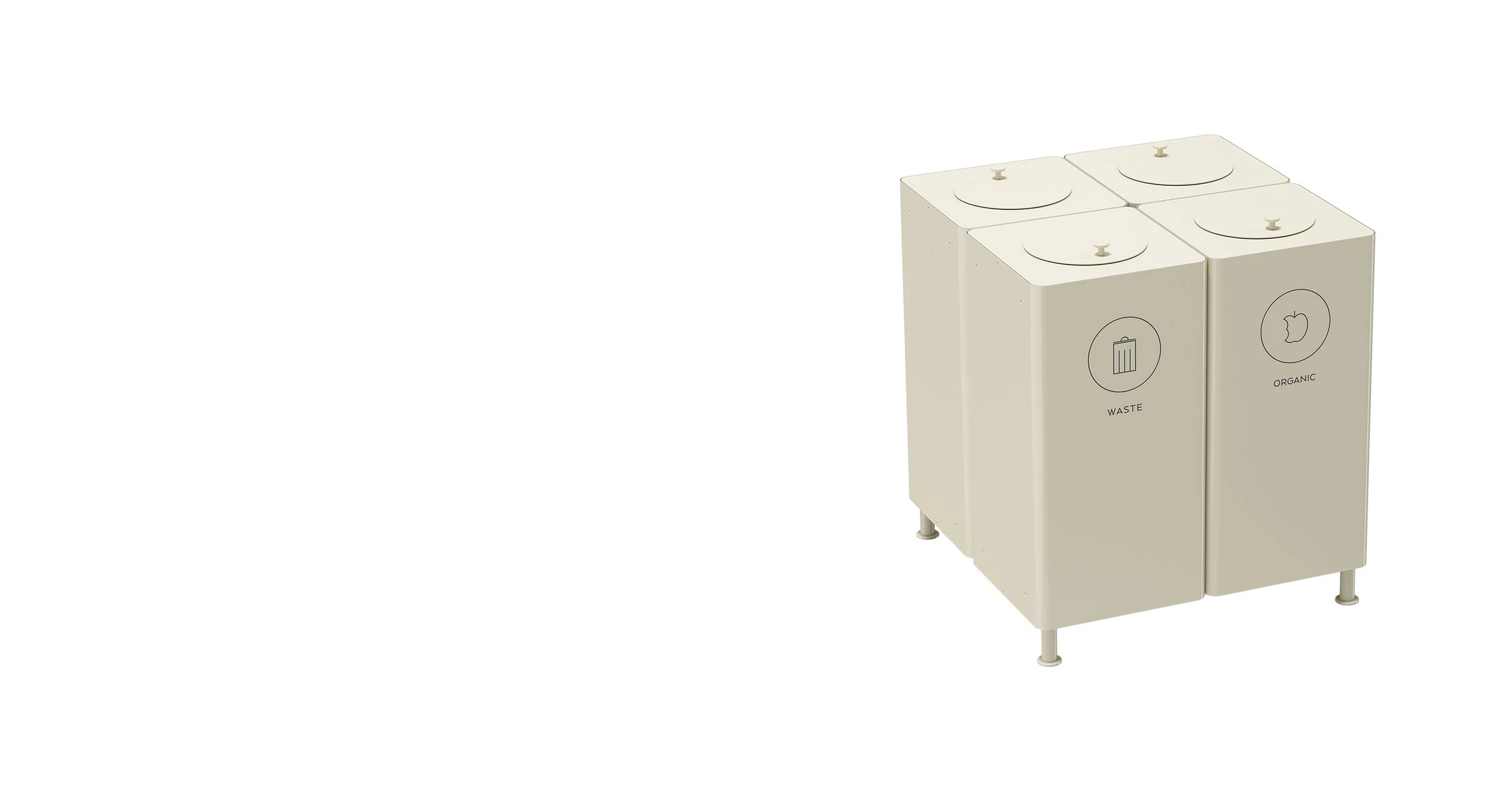 Kloss - modular waste management — Scandinavian Spaces