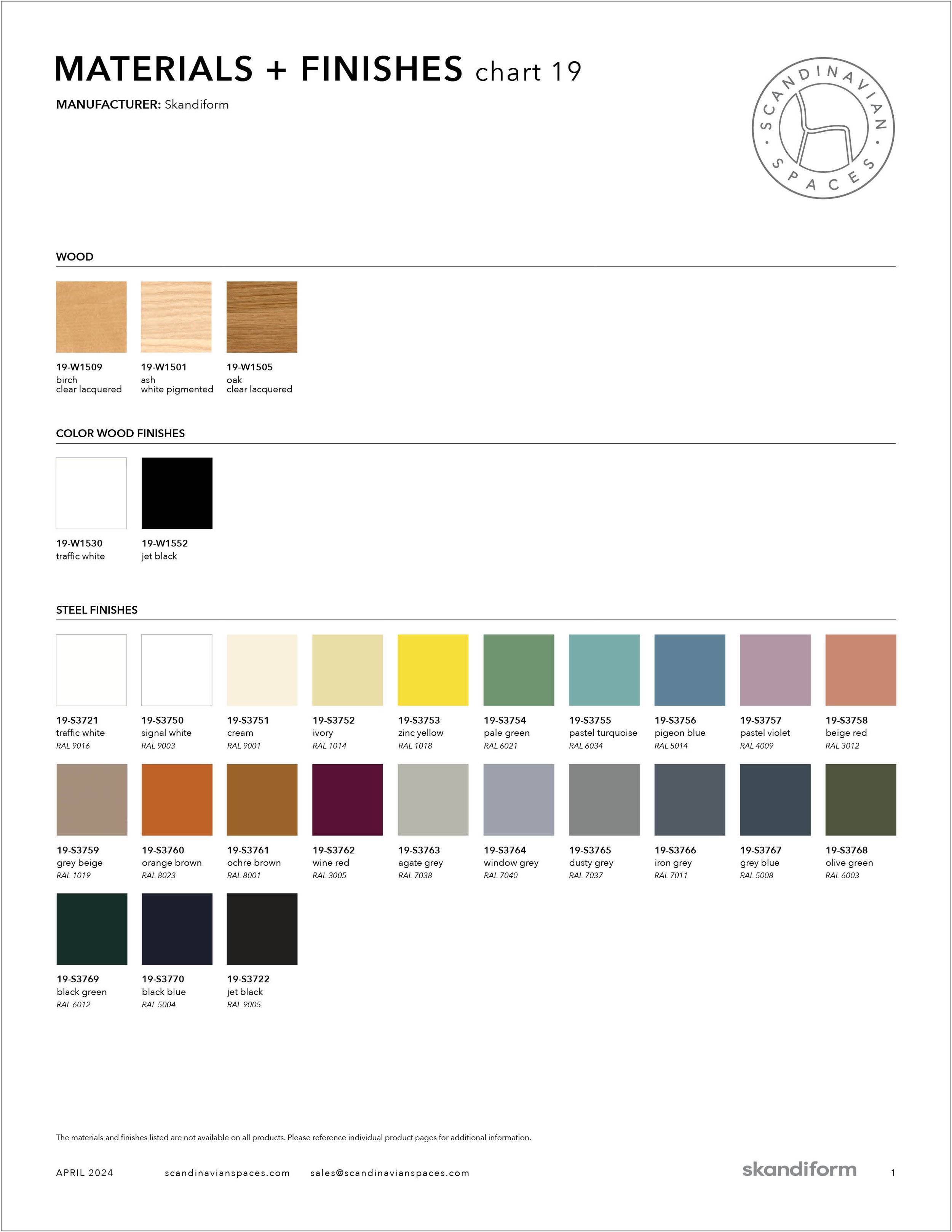 Materials + Finishes — Scandinavian Spaces