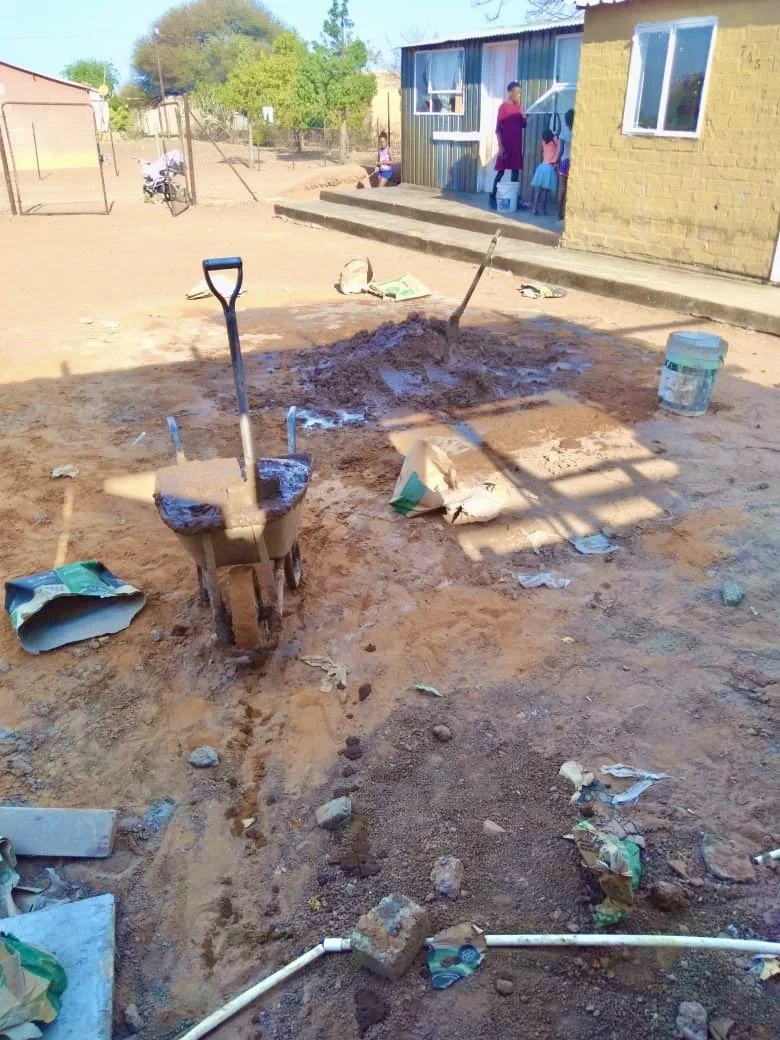 We’re Plastering Sophie’s Creche Kitchen! — Aid Africa's Children