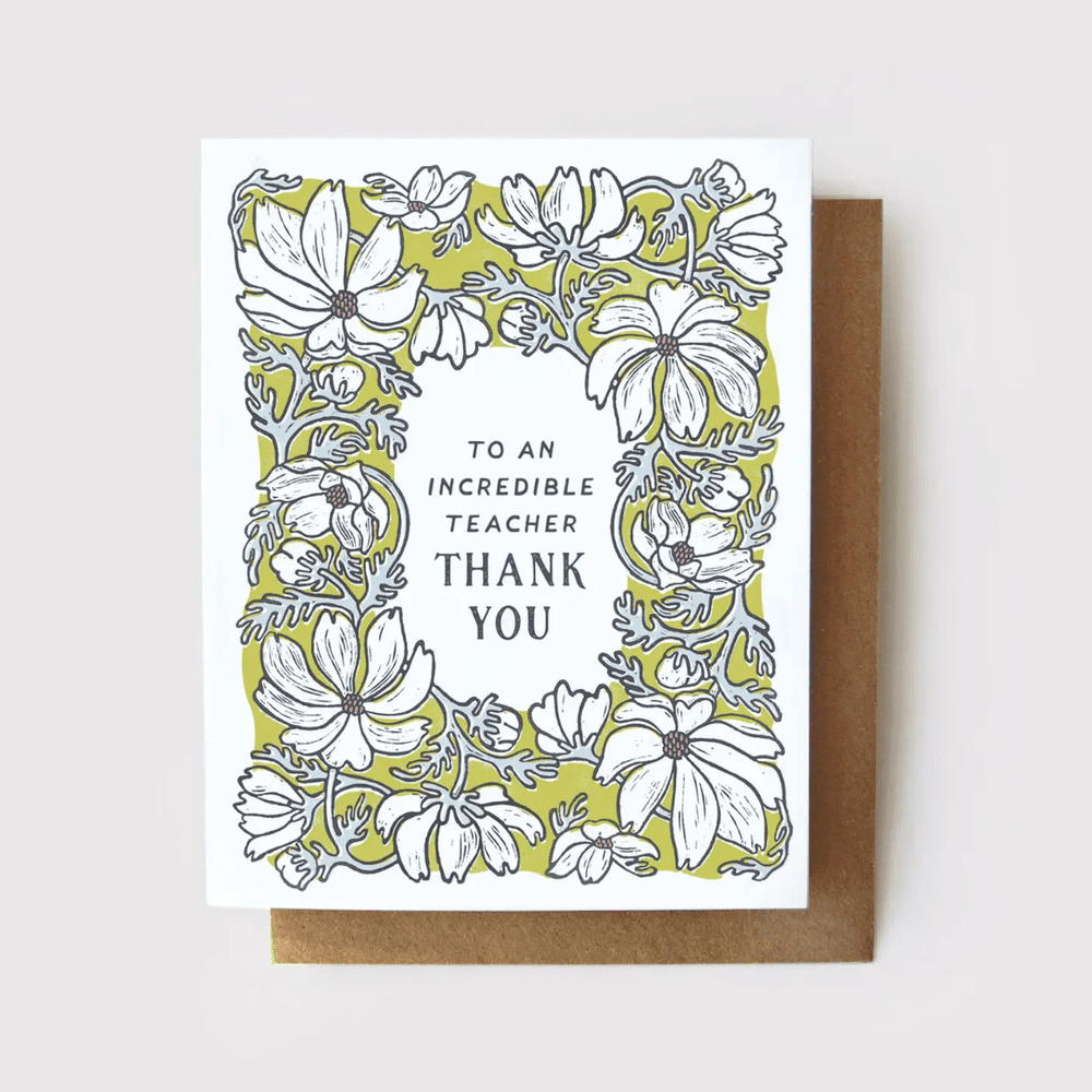 Thank You Teacher Card