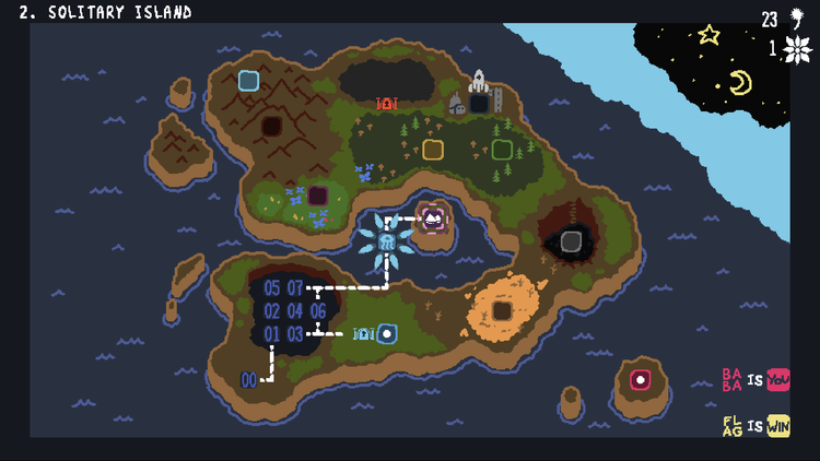 Baba is Hint: a Spoiler-free Guide - Solitary Island — keyofw