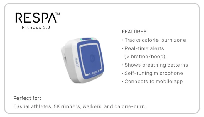 RESPA: World's 1st Breathing Sensor for Fitness — Zansors